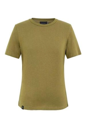 JUANA Hemp Blend Crewneck T-shirt - Sage