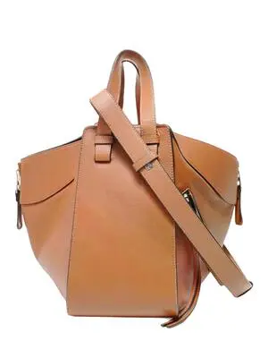 Loewe Hammock Leather Handbag - Brown