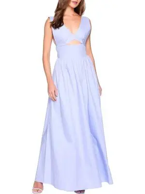 Susana Monaco Cutout Detail Maxi Dress - Frosty