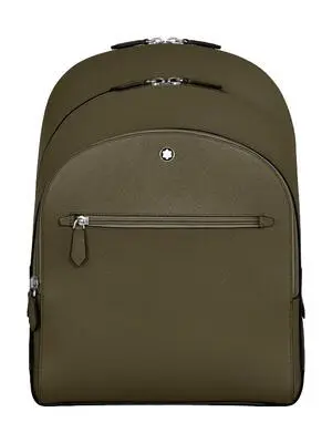 Montblanc Sartorial Leather Backpack - Khaki