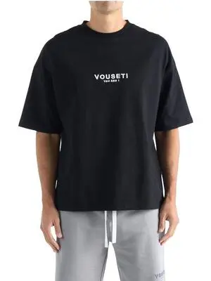 VOUSETI Og Cotton Graphic T-shirt - Black