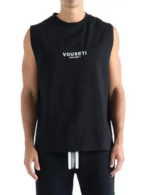 VOUSETI Og Cotton Graphic Tank - Black