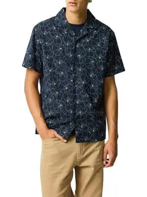 Rodd & Gunn Crater Valley Floral Camp Shirt - Ink