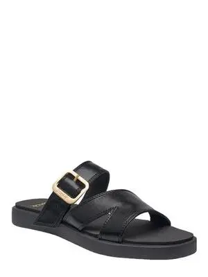Sanuk Two-strap Sandal With Buckle Hardware - Black