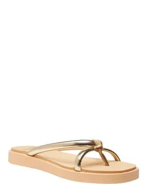 Sanuk Cove Haven Strappy Flat Sandal - Gold