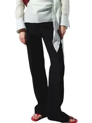MANGO MANGO Straight Leg Suit Pants