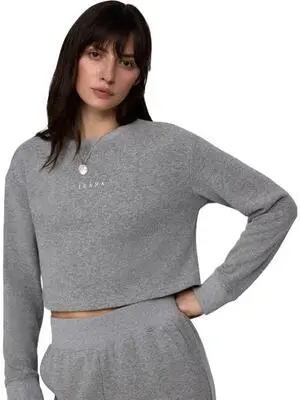 JUANA Off Hours Crewneck Sweater - Gray