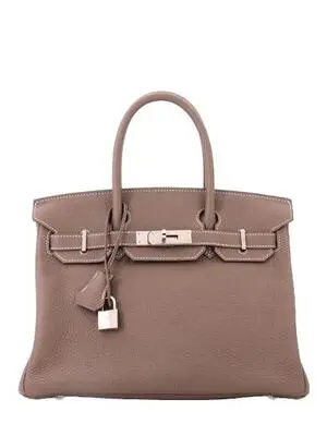 Hermès Birkin Handbag Togo With Palladium Hardware 30 - Grey