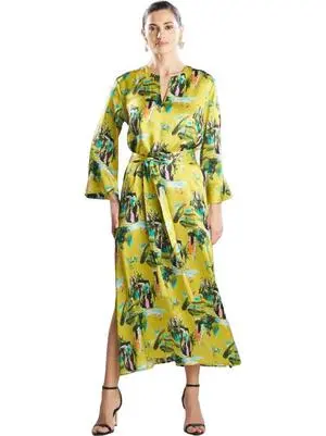 Natori Bali Caftan - Chartreuse