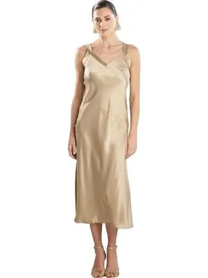 Natori Josie Natori Key Backless Gown Frappe