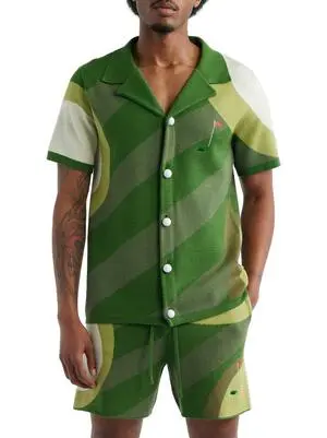 MAVRANS Golf Course Camp Shirt - Green
