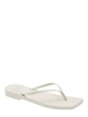 MALVADOS Lola Square Toe Flip Flop - Ash
