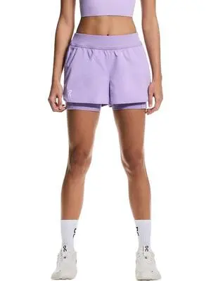 On Court 3-inch 2-in-1 Shorts - Bloom