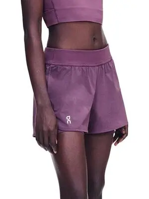 On Court 3-inch 2-in-1 Shorts - Cassis