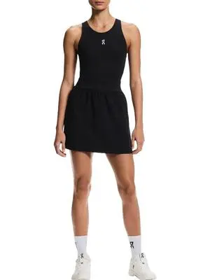 On Performance Dress With Side Slit - Black