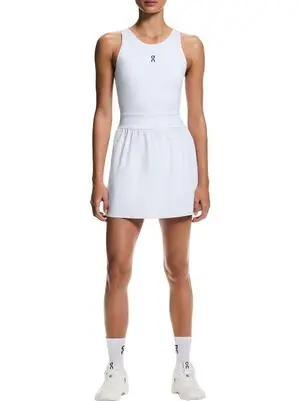 On Performance Dress With Side Slit - White