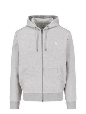Polo Ralph Lauren Zip Logo Sweatshirt - Gray
