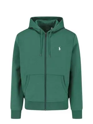 C.P. COMPANY Polo Ralph Lauren Zip Logo Sweatshirt - Green