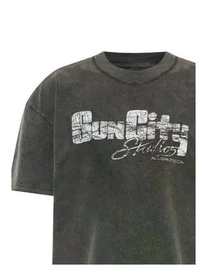 ALLSAINTS Sun City Graphic-print T-shirt - Grey