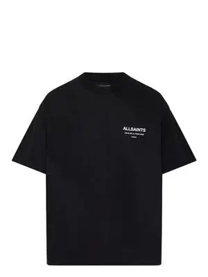 ALLSAINTS Logo-print Crewneck T-shirt - Black