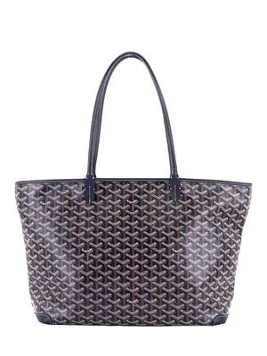 Goyard Mm Artois Tote Coated Canvas Blue