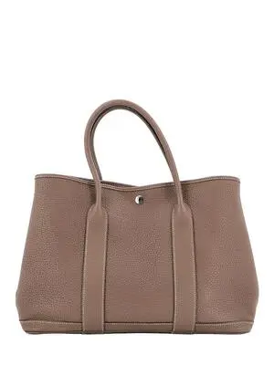 HERMÈS 36 Garden Party Tote Leather