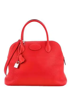 Hermès 31 Bolide Bag Clemence - Red
