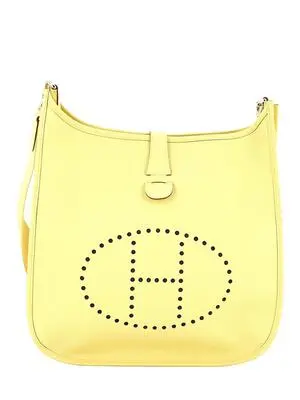 Hermès Gm Evelyne Bag Gen Iii Epsom - Yellow