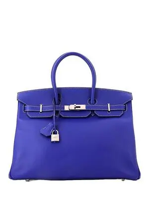 Hermès Candy 35 Handbag Epsom - Blue