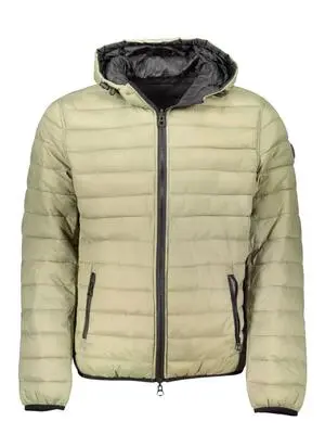 U.s. Polo Assn. Quilted Hooded Jacket With Drawstring - Neutrals
