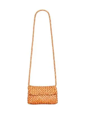 LOEFFLER RANDALL Vinnie Woven Crossbody Bag - Timber