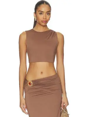 MORE TO COME Brixton Top - Tan