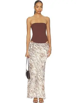 LOVERS AND FRIENDS Anneli Maxi Dress - Zebra