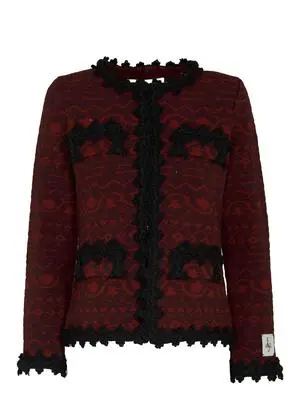 THE EXTREME COLLECTION Short Jacquard Jacket - Eed