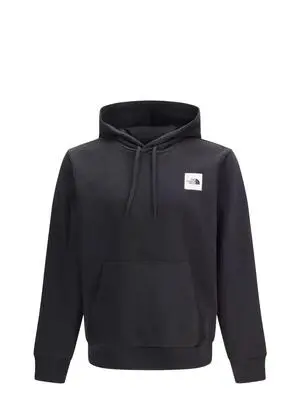 The North Face Evo Box Cotton Hoodie With Chest Logo Patch - Black