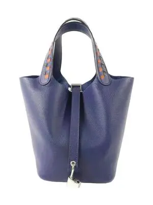 Hermès Picotin Lock Tote Bag - Blue