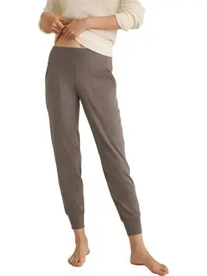 HAVEN WELL WITHIN Balance Ankle Length Joggers - Earl Grey