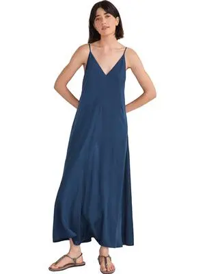 HAVEN WELL WITHIN Silky Maxi Dress - Twilight