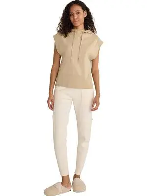 HAVEN WELL WITHIN Viscose Blend Cargo Joggers - Ivory