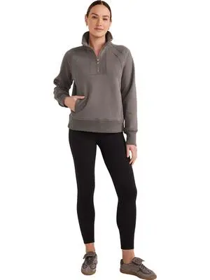 HAVEN WELL WITHIN Cloud Fleece Half Zip Pullover - Rainfall
