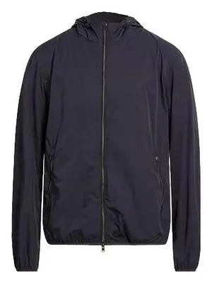 Herno Hooded Zip-up Windbreaker Jacket - Navy