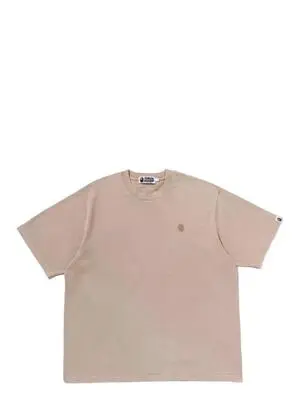A BATHING APE Logo-embroidered T-shirt Neutrals