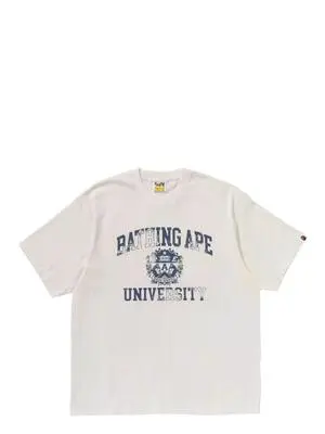 A BATHING APE Graphic-print T-shirt - Neutrals