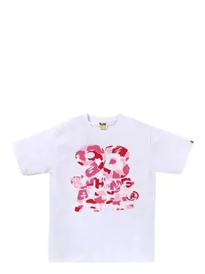 A BATHING APE Abc Camo Graphic-print T-shirt - White