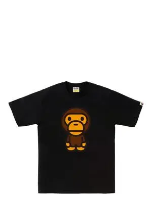 A BATHING APE Baby Milo-print T-shirt - Black
