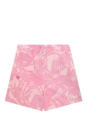 AAPE BY *A BATHING APE Camouflage Print Sweat Shorts - Pink