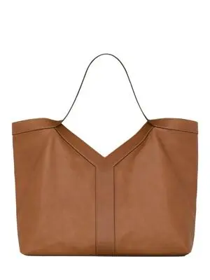 Saint Laurent Saint Laurent Large Y Tote In Leather Brick
