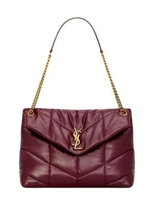SAINT LAURENT Saint Laurent Puffer Medium In Shiny Leather