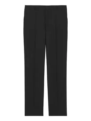 Saint Laurent Saint Laurent Slim-Fit Virgin Wool Trousers Noir