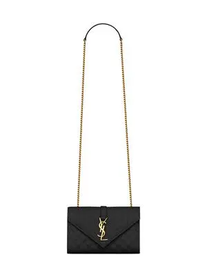Saint Laurent Envelope Small Bag - Black
